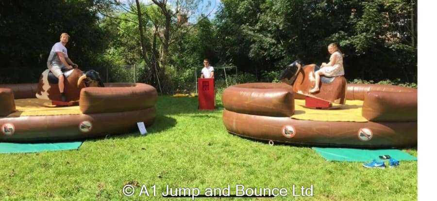 Rodeo Bull and surf Simulator Hire Cardiff - Bouncy Castle & Rodeo Bull ...